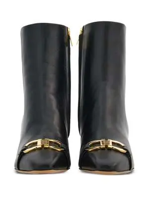 FERRAGAMO 60mm Gancini Buckle Ankle Boots
