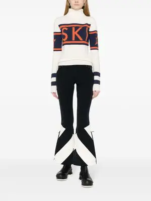 Perfect Moment Patterned Merino Wool Jumper