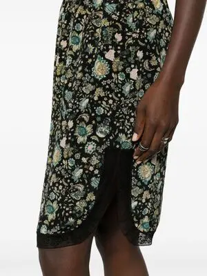 Zadig&Voltaire Floral-print Midi Skirt