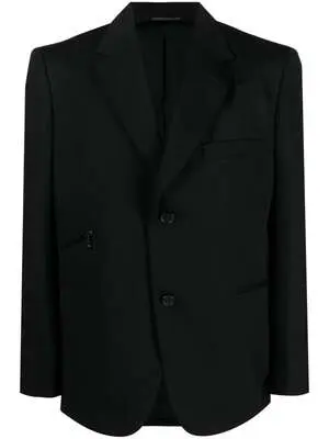 Yohji Yamamoto Single-breasted Wool Blazer