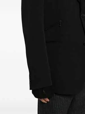 Yohji Yamamoto Single-breasted Wool Blazer