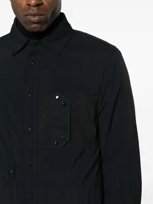TEN C Padded Press-stud Shirt Jacket
