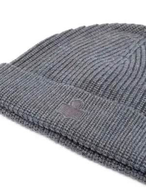 Isabel Marant Étoile Ribbed Knit Beanie - Grey