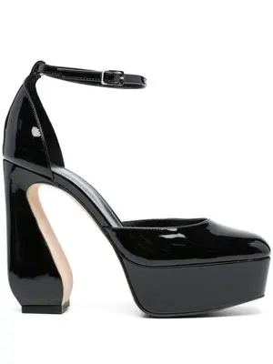 SERGIO ROSSI 85mm Ankle Strap Pumps