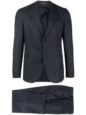 Emporio Armani Speckled Single-breasted Suit
