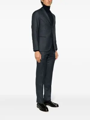 Emporio Armani Speckled Single-breasted Suit