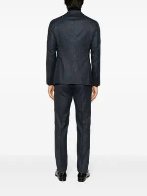Emporio Armani Speckled Single-breasted Suit