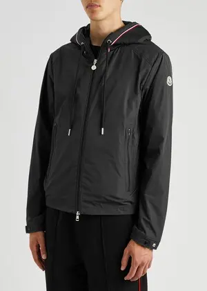 Moncler Mira Hooded Shell Jacket - Black | Editorialist