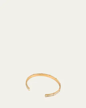 VILTIER 18k Yellow Rayon Diamond Bangle
