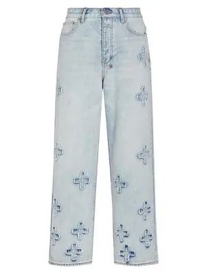 Ksubi Men's Youtopia Maxx Kraftwerk Straight-leg Jeans - Denim  - Denim