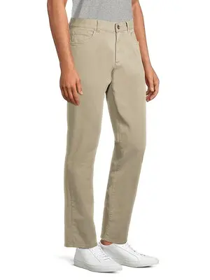 Canali Garment-dyed Five-pocket Pants
