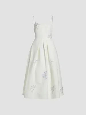 SACHIN BABI Audra Embroidered Midi Dress