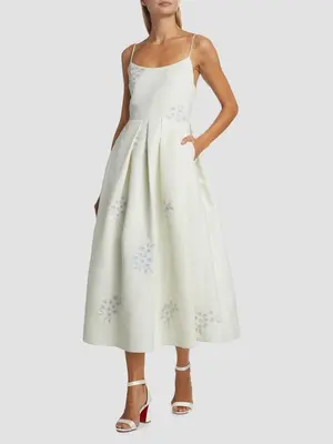 SACHIN BABI Audra Embroidered Midi Dress