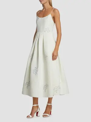 SACHIN BABI Audra Embroidered Midi Dress