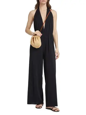 ERES Abby Halter Plunge Jumpsuit