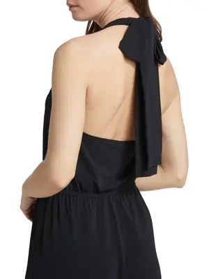 ERES Abby Halter Plunge Jumpsuit