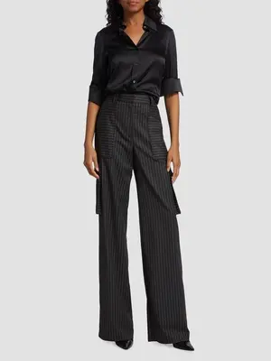 Ramy Brook Victoria Satin Shirt