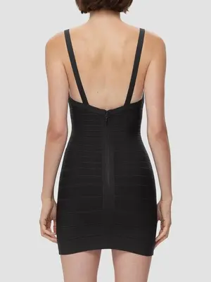 Herve Leger Icon Bandage Body-con Minidress