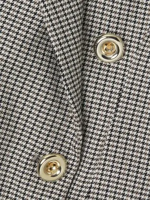 TOCCIN Mia Double-breasted Houndstooth Blazer