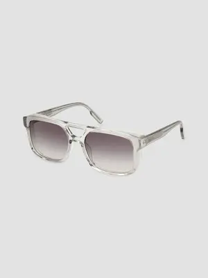 Zegna 59mm Metal Sunglasses - Grey