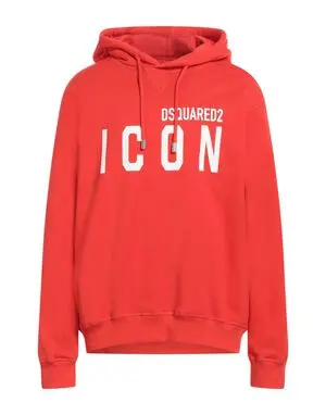 Dsquared2 Cotton And Elastane Hooded Sweatshirt - Tomato Red