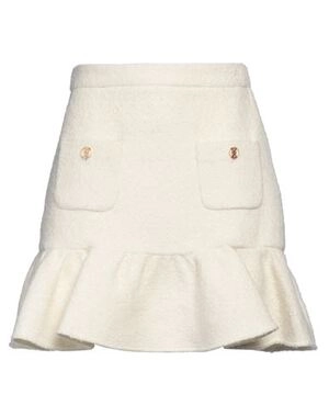 Sandro Flared Mini Skirt - Ivory