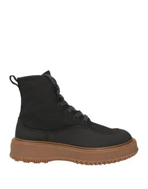 Hogan Textile Fibers Ankle Boots - Black