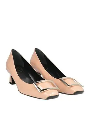 ROGER VIVIER Pumps In Leather - Salmon Pink