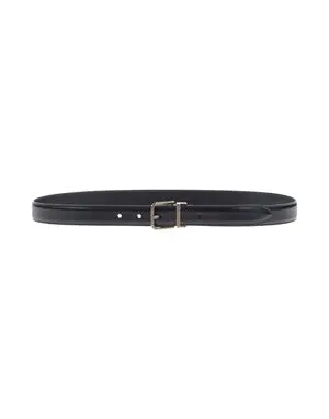 Dolce & Gabbana Soft Leather Belt - Black