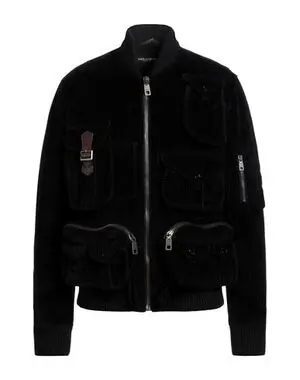 Dolce & Gabbana Jacket In Velvet With Appliqués