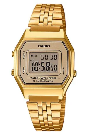 Casio Digital Bracelet Watch - Gold