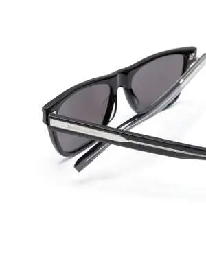 Saint Laurent Logo-engraved Square-frame Sunglasses
