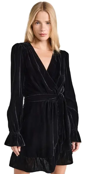 Paige Ysabel Velvet Mini Dress