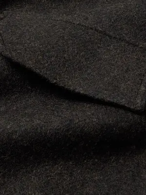 Rick Owens Jumbo Mélange Wool-felt Coat