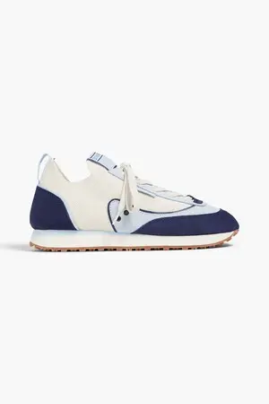 Zimmermann Suede And Stretchknit Sneakers