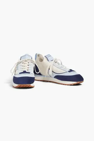 Zimmermann Suede And Stretchknit Sneakers