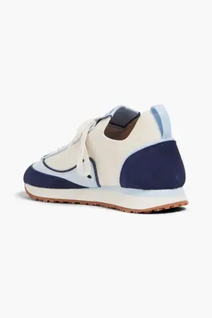 Zimmermann Suede And Stretchknit Sneakers