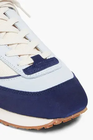 Zimmermann Suede And Stretchknit Sneakers