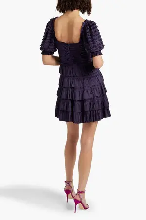 Ulla Johnson Lucette Tiered Mini Dress