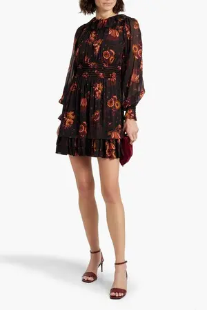 Ulla Johnson Adara Floral-print Mini Dress