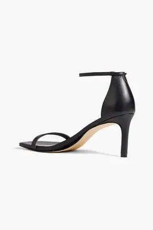 STUART WEITZMAN Amelina 75 Leather Sandals - Black