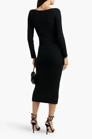 Arch4 Coco Ribbed Cashmere Midi Dress