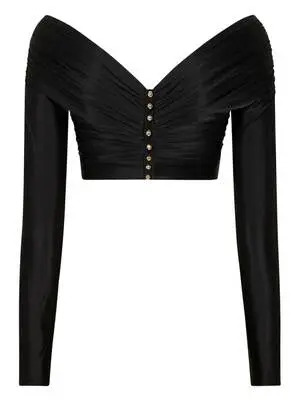 Rabanne Glossy Cropped Top