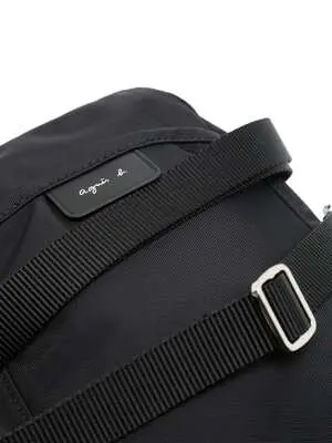 AGNÈS B. Logo-patch Zipped Messenger Bag