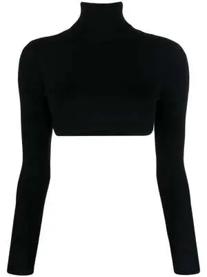 Elisabetta Franchi High-neck Cropped Jumper