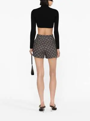 Elisabetta Franchi High-neck Cropped Jumper
