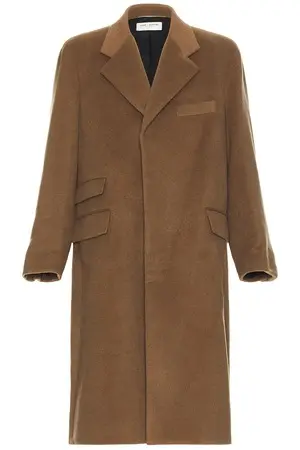 Saint Laurent Overcoat Coats For Men