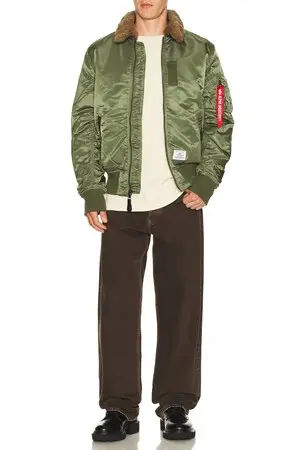 Alpha Industries B-15 Mod Flight Jacket - Sage