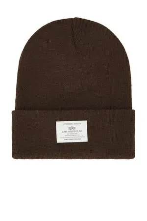 Alpha Industries Essential Beanie - Espresso