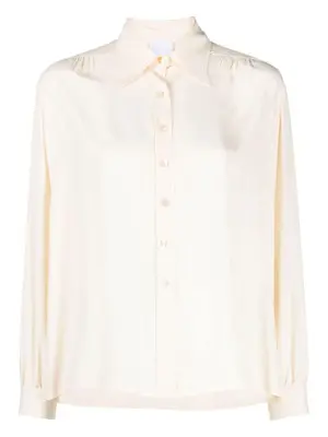 MERCI Button-up Long-sleeve Shirt
